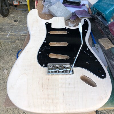 Modern Strat Guitar. US Specs.routing Template for Guitar Building ...