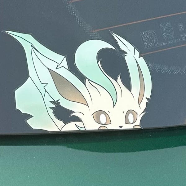 Bulbasaur Peeker Sticker - Etsy