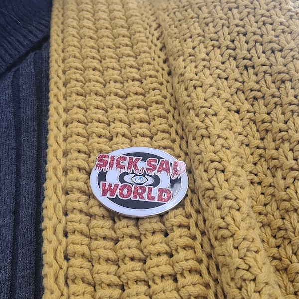 Daria Sick Sad World Hard Enamel Lapel Pin - Etsy