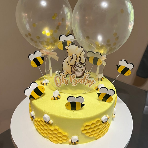 12pcs Fondant Edible Decorations/bear With Bow Edible Treats ...