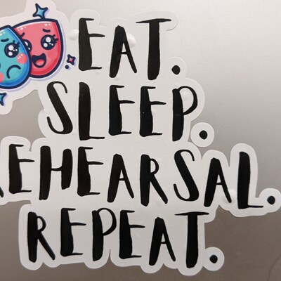 Stage Manager Stickers Theatre Humor Stickers Stage Manager Sticker ...