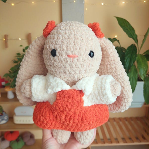 10 in 1 Bunny Clothing Crochet Pattern | Bunny + Clothing - Etsy