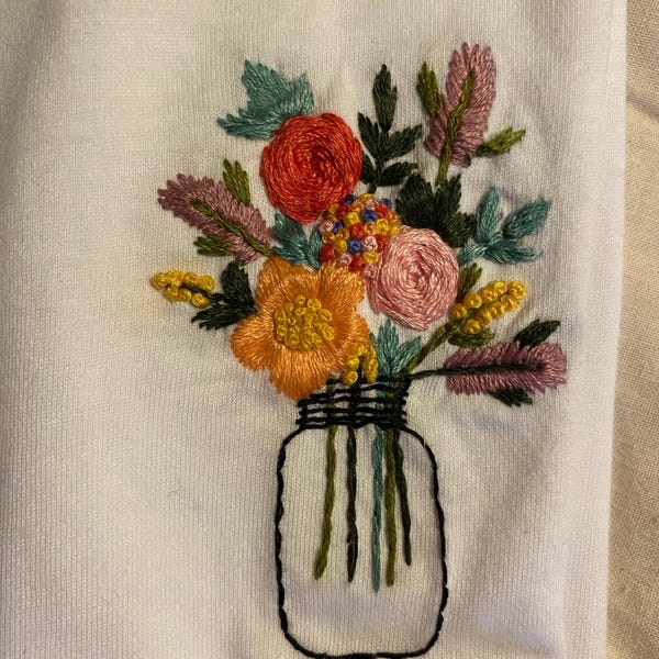 Hand-embroidered Shirt/ Customized Shirt / Hand Embroidery - Etsy