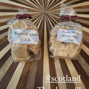 Vanilla Whisky Scottish Tablet Candy Flavored Authentic - Etsy