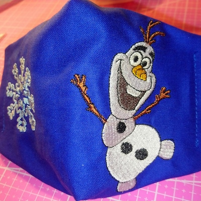 Happy Olaf Embroidery Design, 4 Sizes Embroidery Designs, Olaf ...