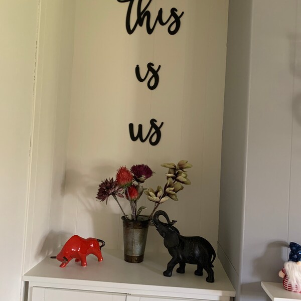 This is Us Sign, This is Us Wall Decor, This Us Wall Hanging, This is ...