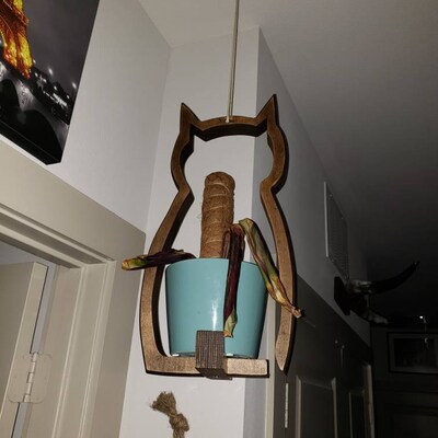 Cat Plant Hanger, Plant Hanger, Indoor Planter, Planter, Plant Stand ...