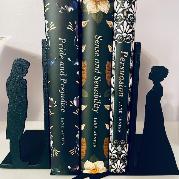 Jane Austen Pride and Prejudice Bookends 3D Printed PLA - Etsy