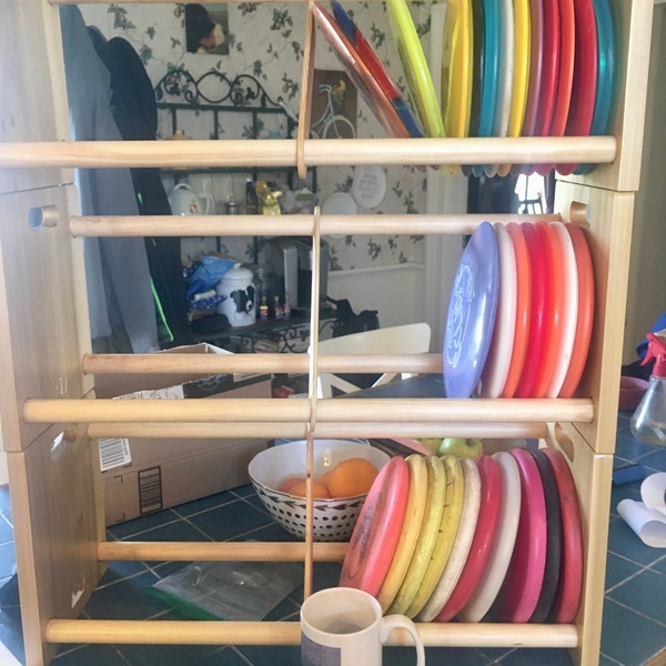Disc Golf Rack Storage Holder Stackable - Dual - Etsy
