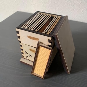 Mini DIY Bee Hive Model Kit, My Little Beekeeper Original Model Kit ...