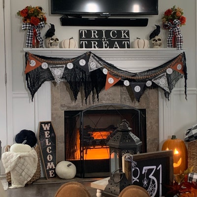 Halloween Signs Wood Sign Halloween Decor Ghost Farmhouse - Etsy