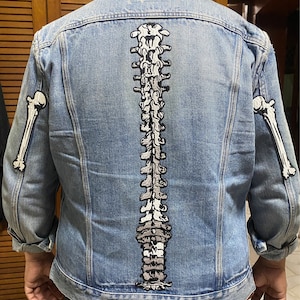 Spine Back Patch Patch Bone Large Patch Natural Size - Etsy