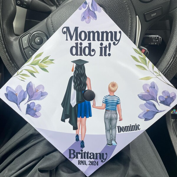 Case Closed Graduation Cap Topper, Funny Criminal Justice Grad Cap ...