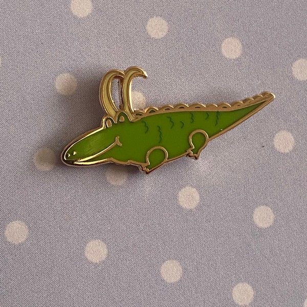 Mini Gator Loki Pin - Etsy