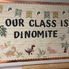 Dinosaur Bulletin Board Kit Dinomite Jurassic Prehistoric Theme Teacher ...