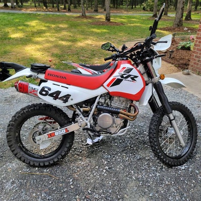 Honda XR 600 XR 400 XR200 XR250 XR400 XR600 Graphics Fuel Tank Decals ...