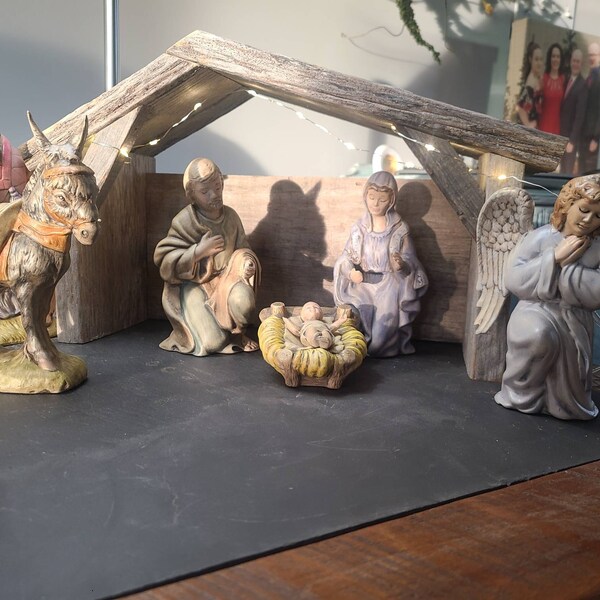 Nativity Stable, Nativity Creche, Nativity Barn, Creche Stable ...
