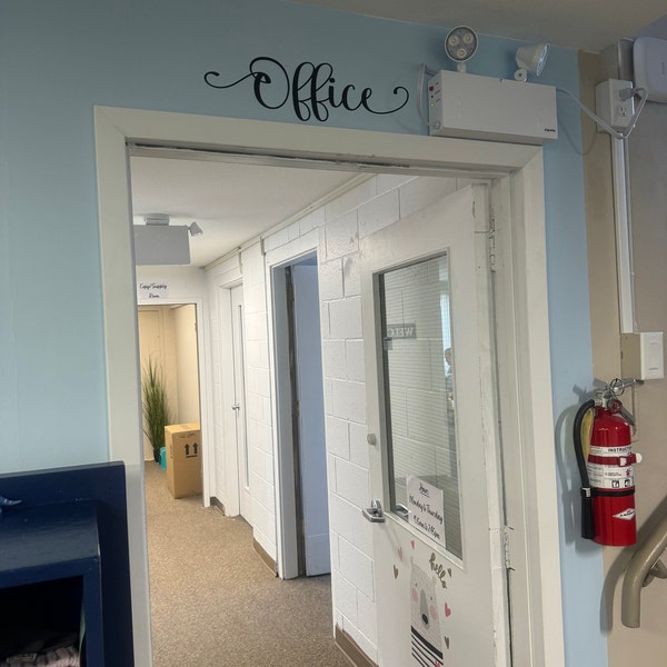 Hello & Welcome Office Wall Decal Welcome Office Sign Welcome Sign ...