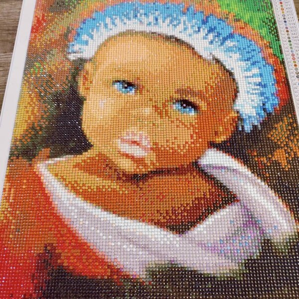 5D Tiger Embroidery Stitch Threads Embroidered Carpet Mats Latch Hook ...