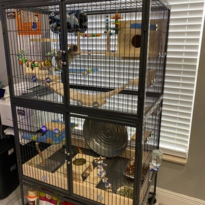 Original Full Sets of Cage Guards / Cage Poop Guards SAFEST & MOST ...