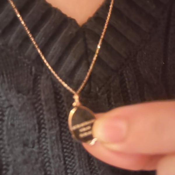 Real 14k Solid Gold Skull Lovers Necklace by Demir Uluer - Dainty ...