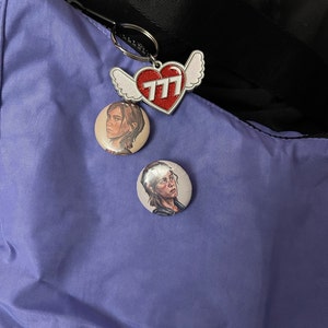 The Last of Us Pin Button Set Ellie Williams From Part 1, Part 2 1.25 ...