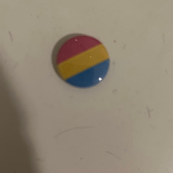 Demi Girl Pride Flag Pin Round Circle Button 1 Pin 1.5 Pin 2.25 Pin 10 ...