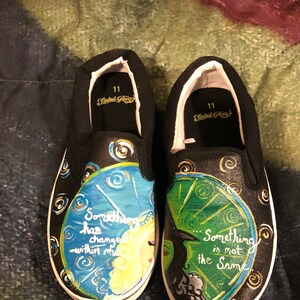 Wizard of Oz Hand Painted Shoes Wizard of Oz Emerald City | Etsy