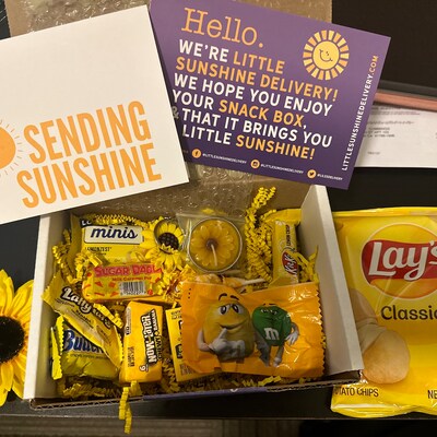 Just BEE Cause Little Yellow Box of Sunshine Care Package - Etsy UK