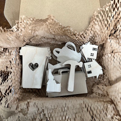 House Laser Cut Unfinished Wood Cutout Shapes Always Check Sizes and ...