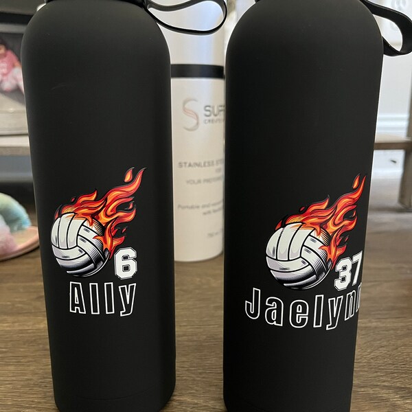 CUSTOM WATER BOTTLE, Company Logo Tumbler, Business Logo, Personalized ...