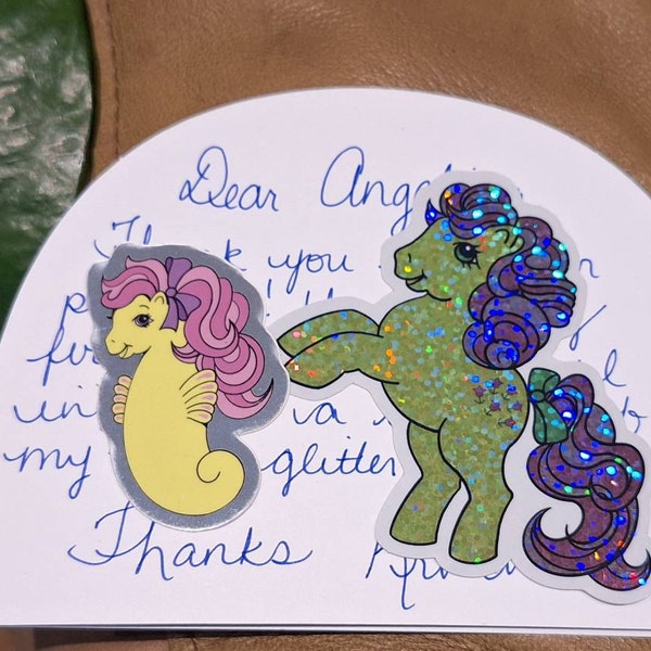 Custom Sugarberry MLP G1 Holographic Vinyl Sticker - Twice as Fancy MLP ...