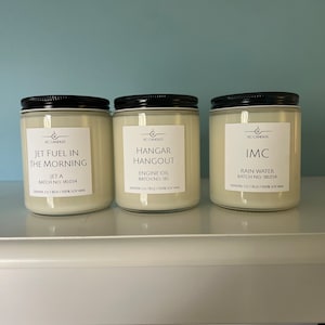 JET FUEL in the MORNING Airplane Candle, Jet Fuel Candle, Pilot Gift - Etsy