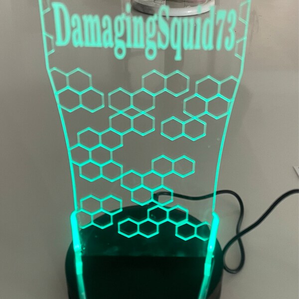 Che Guevara Wood Wall Art With Rgb Led Light, Custom Che Guevara Name ...