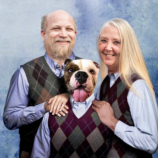 Personalized Step Brothers Family Portrait, Digital Portrait Mix 3 Your ...