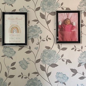 Personalised New Baby Print Framed or Print Only | Etsy UK