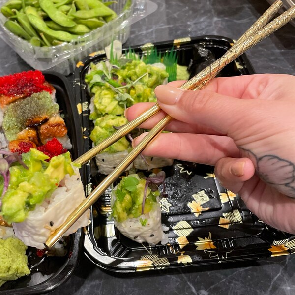 Traditional Handmade Hollow Brass Chopstick, Copper Chopstick,handmade ...