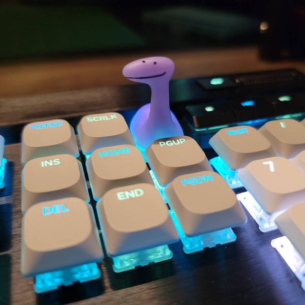 Earthbound Tessie 1 Artisan Keycap | Loch Ness Monster Keycaps | Tiny ...