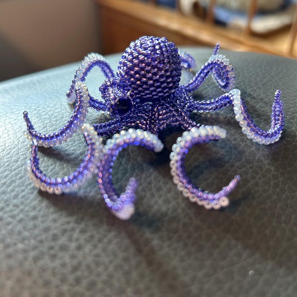 3D Mini Giant Octopus Pdf Beading Pattern - Etsy