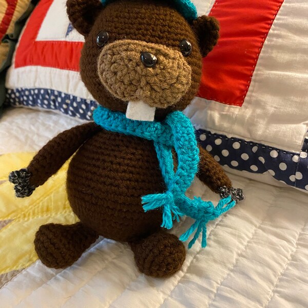 Amigurumi Crochet Pattern - Bucky the Beaver - Etsy