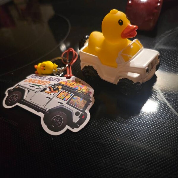 New Colors!! Rubber Duck Driver in White 4x4. Happiness is Being Ducked ...