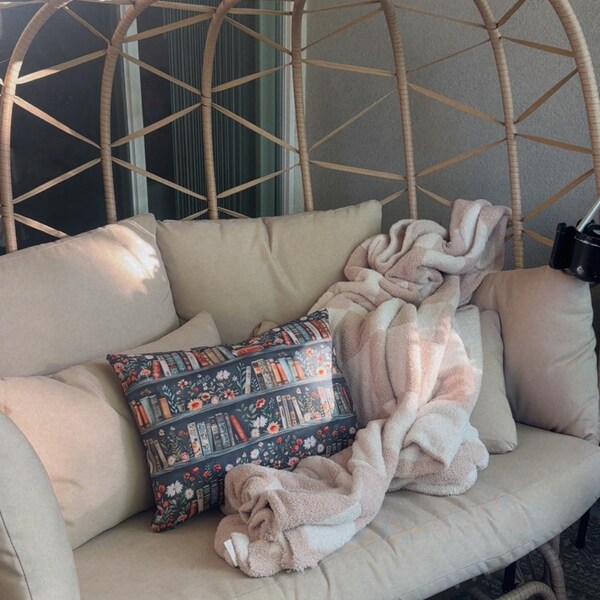 Hot Pink Floral Toile Throw Blanket, Chinoiserie Wildflower Velveteen ...