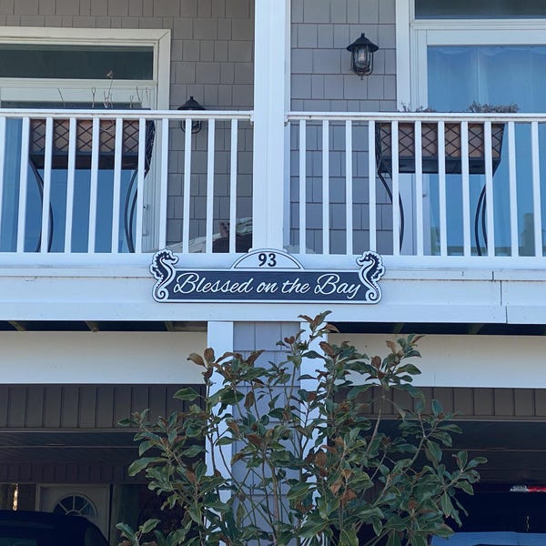 Personalized Custom PVC Sign for Your Beach Home Coastal Retreat ...