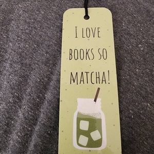 Boba Bookmarks Tapioca Milk Tea Pinkbookish Giftscute Bookmarksfun ...
