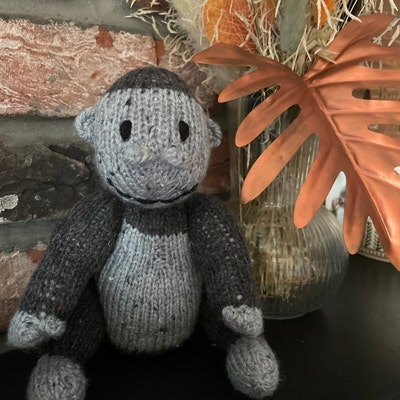 Mummy and Baby Gorilla Knitting Pattern PDF - Etsy