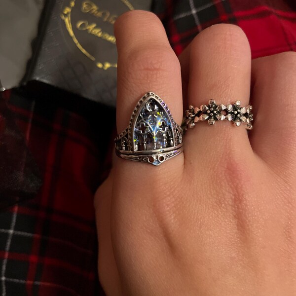 Statement Star Ring, Yellow Gold Filled Ring, Unique Vintage 18k Yellow ...