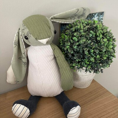 Rabbit Sisters DIY Pattern , Written Instructions and Online Tutorial 2 ...