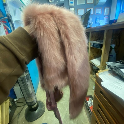 Dusty Pink Fur Bunny Rabbit Hat/ Bonnet for Kids and Toddlers.props ...