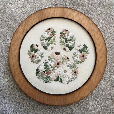 Spring Meadows Embroidery PDF Pattern, Digital Download, Flower Art ...