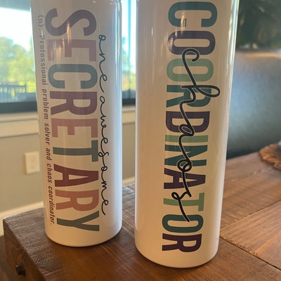 Secretary Day Gift Tumbler Cup, Secretaries Day Secretary Gift, Admin ...